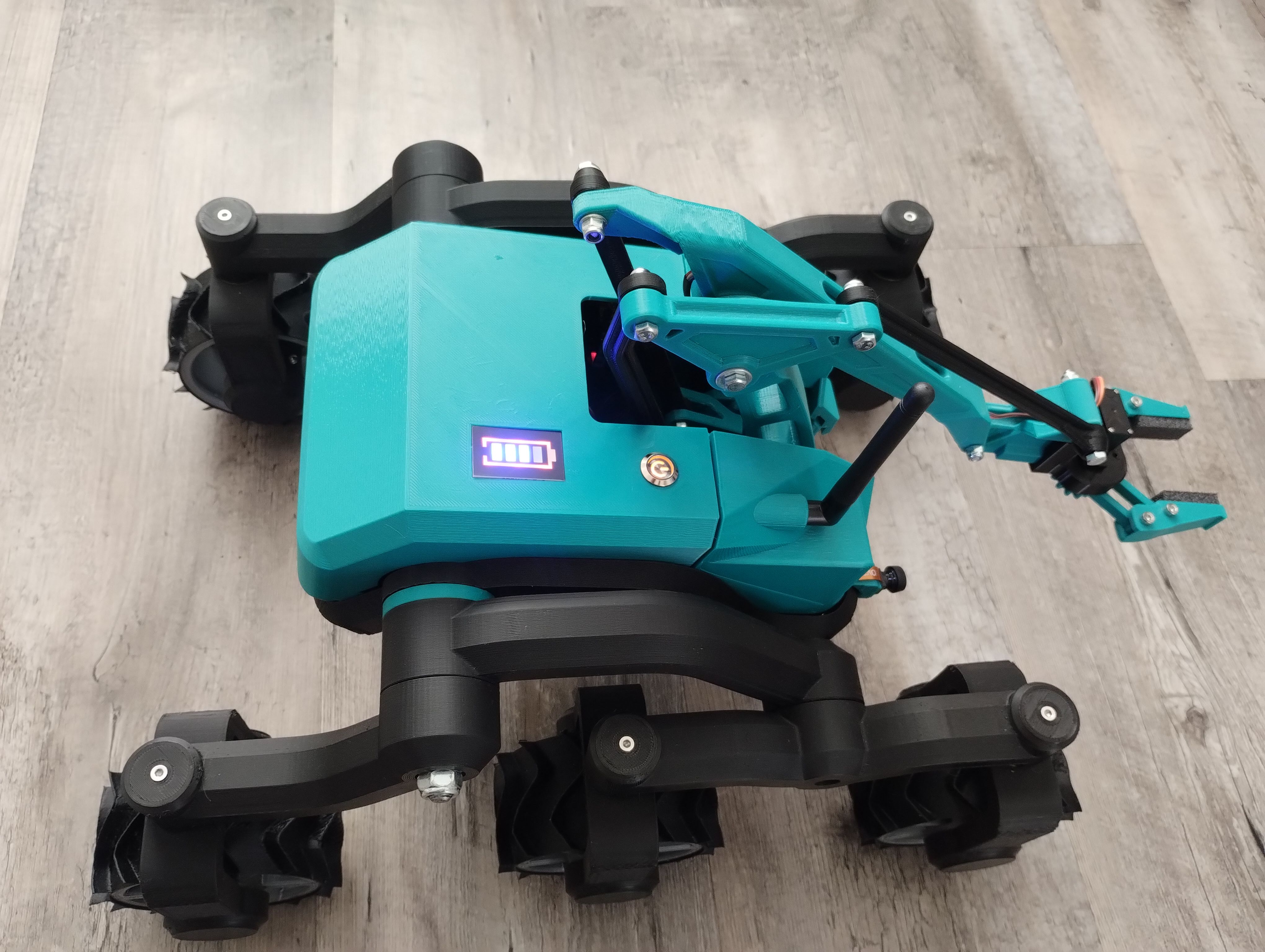 Esp32 Cam Rover With Robotic Arm Por Zdendys Descargar Modelo Stl