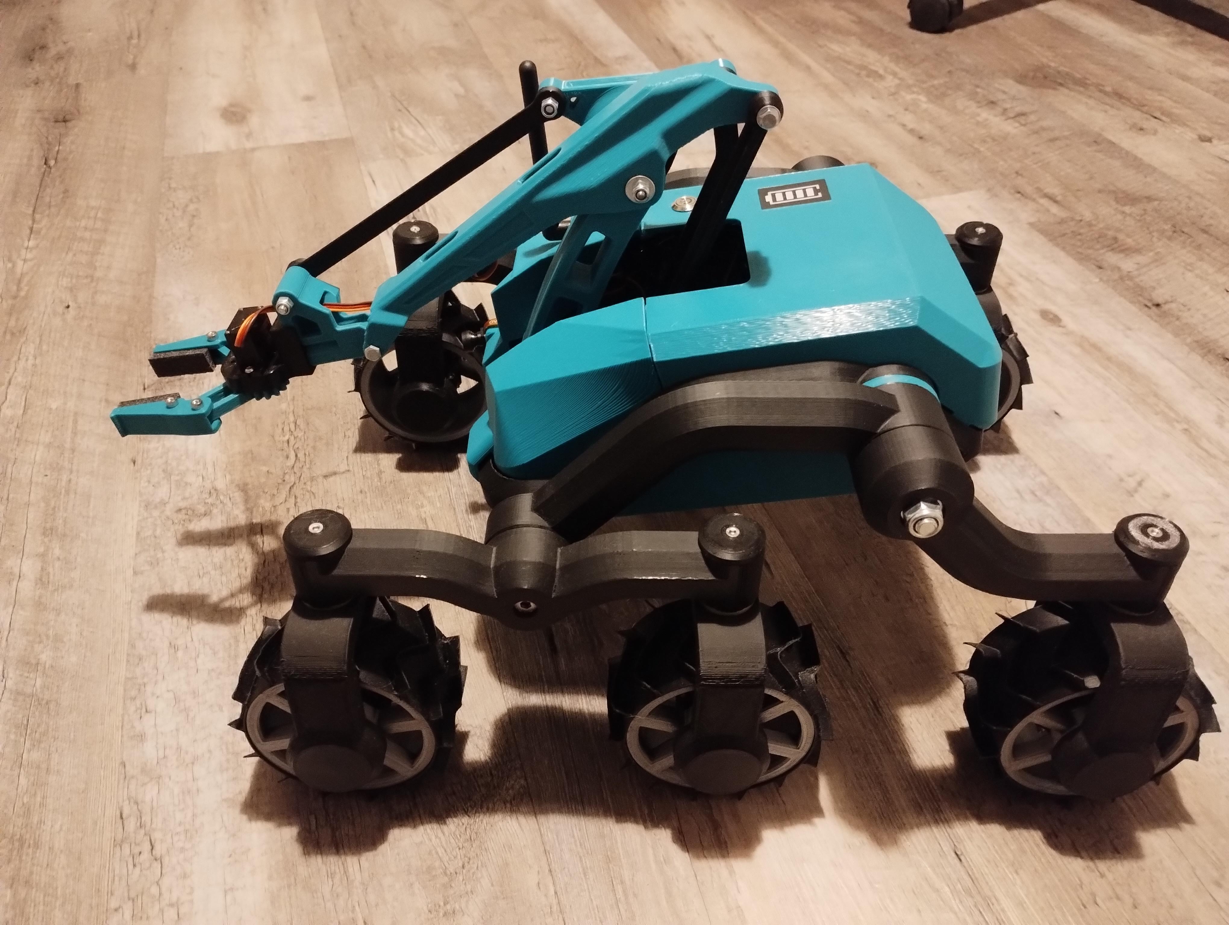 Esp32 Cam Rover With Robotic Arm Por Zdendys Descargar Modelo Stl