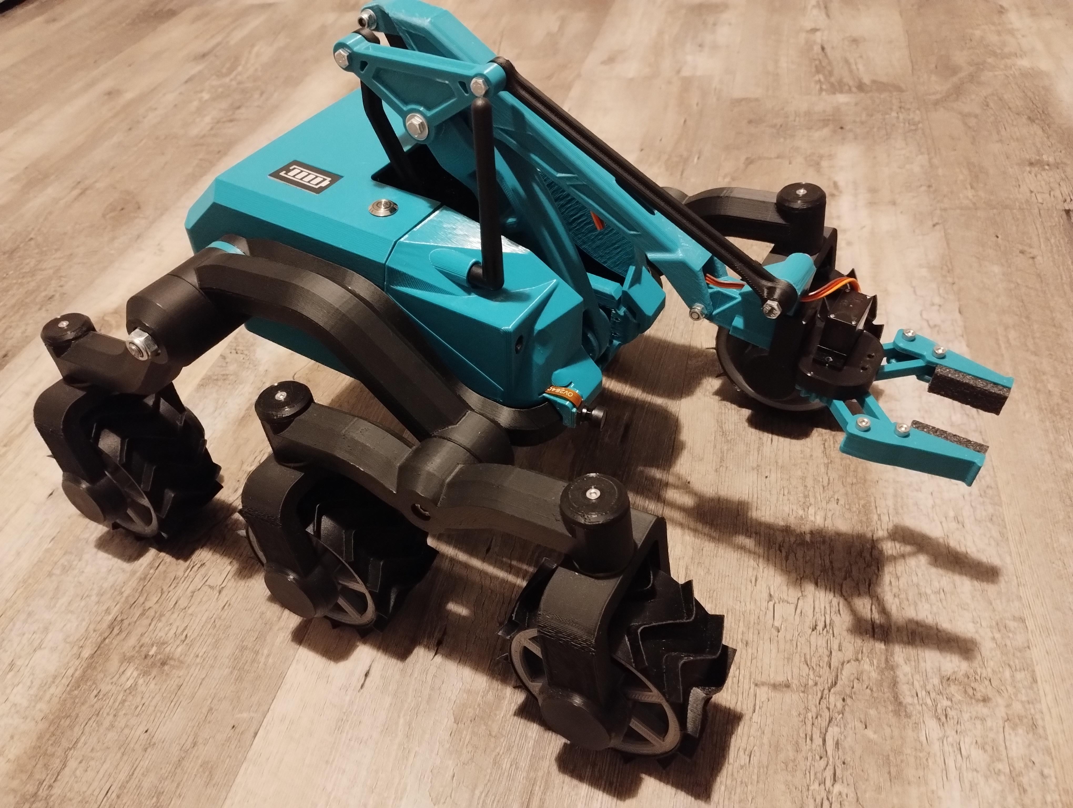Esp32 Cam Rover With Robotic Arm Por Zdendys Descargar Modelo Stl