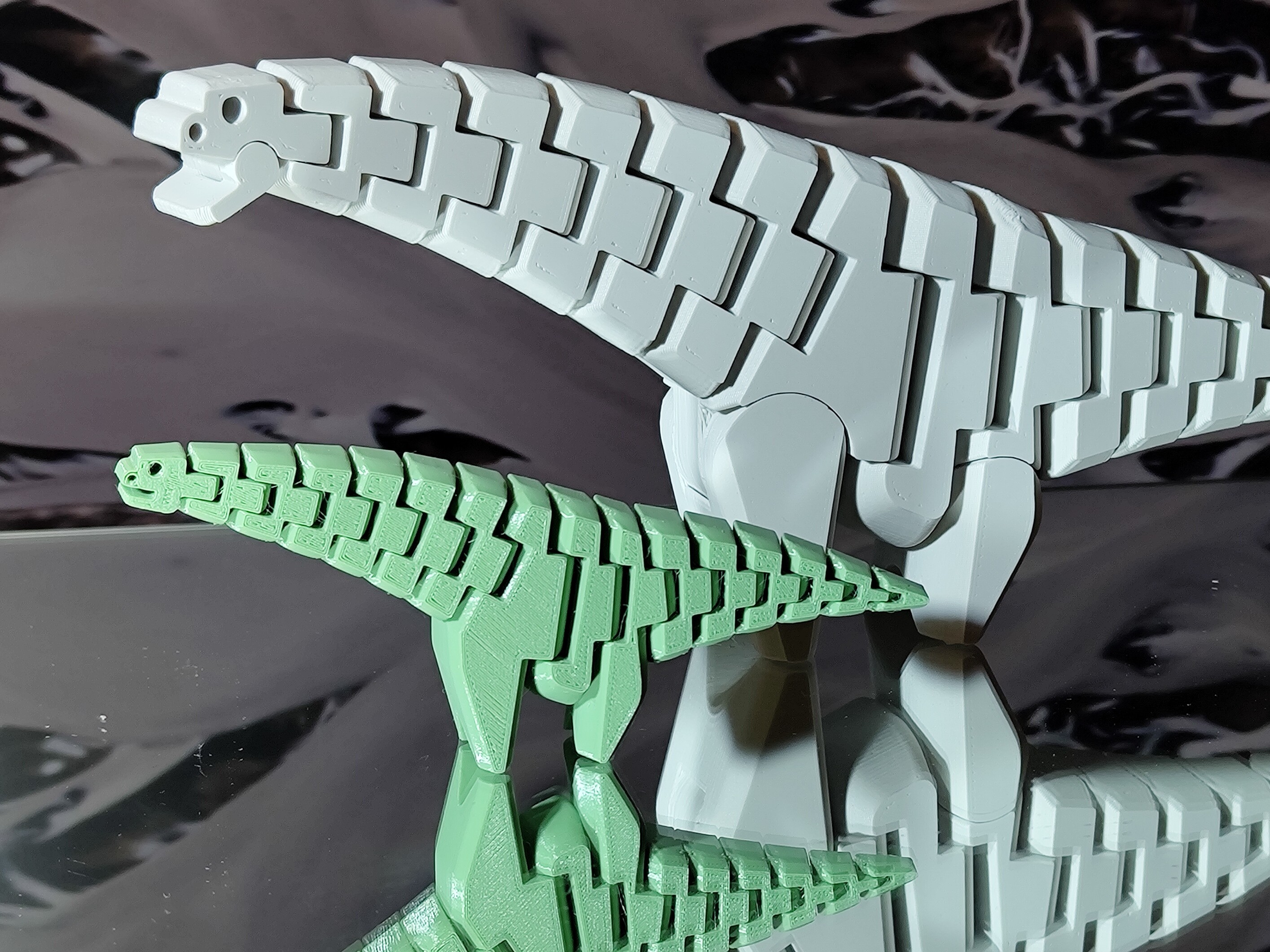 Ginko the flexi Brachiosaurus print in place articulated dinosaur by AndreasJoskaSutanto ...