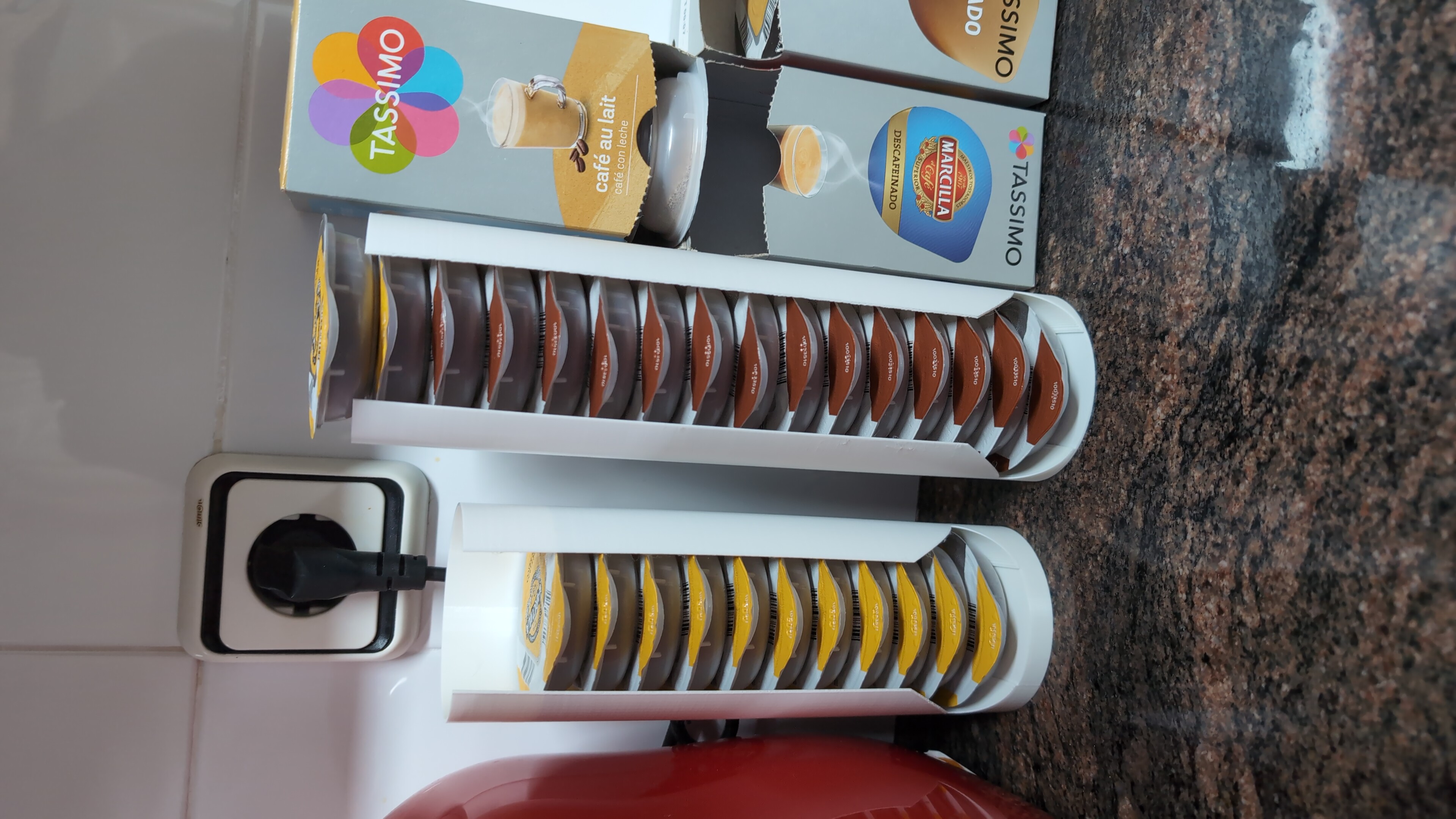 Tassimo capsule dispenser (Larger) by javidran | Download free STL ...