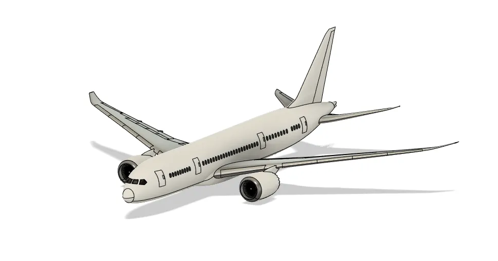 787 - Printable - 1:200 by Angry Mum | Download free STL model ...