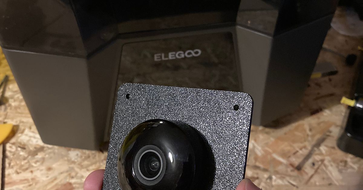 Elegoo Saturn 2 / 3 Camera Mount for YI cams by smuk3d | Download free ...