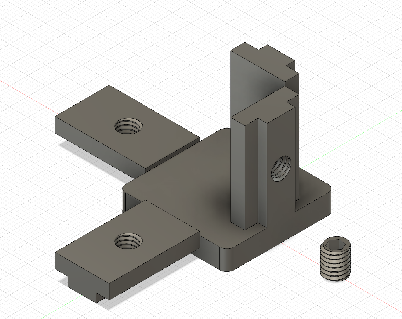 Profile 3030 3 ways connector by kader01bouch | Download free STL model ...