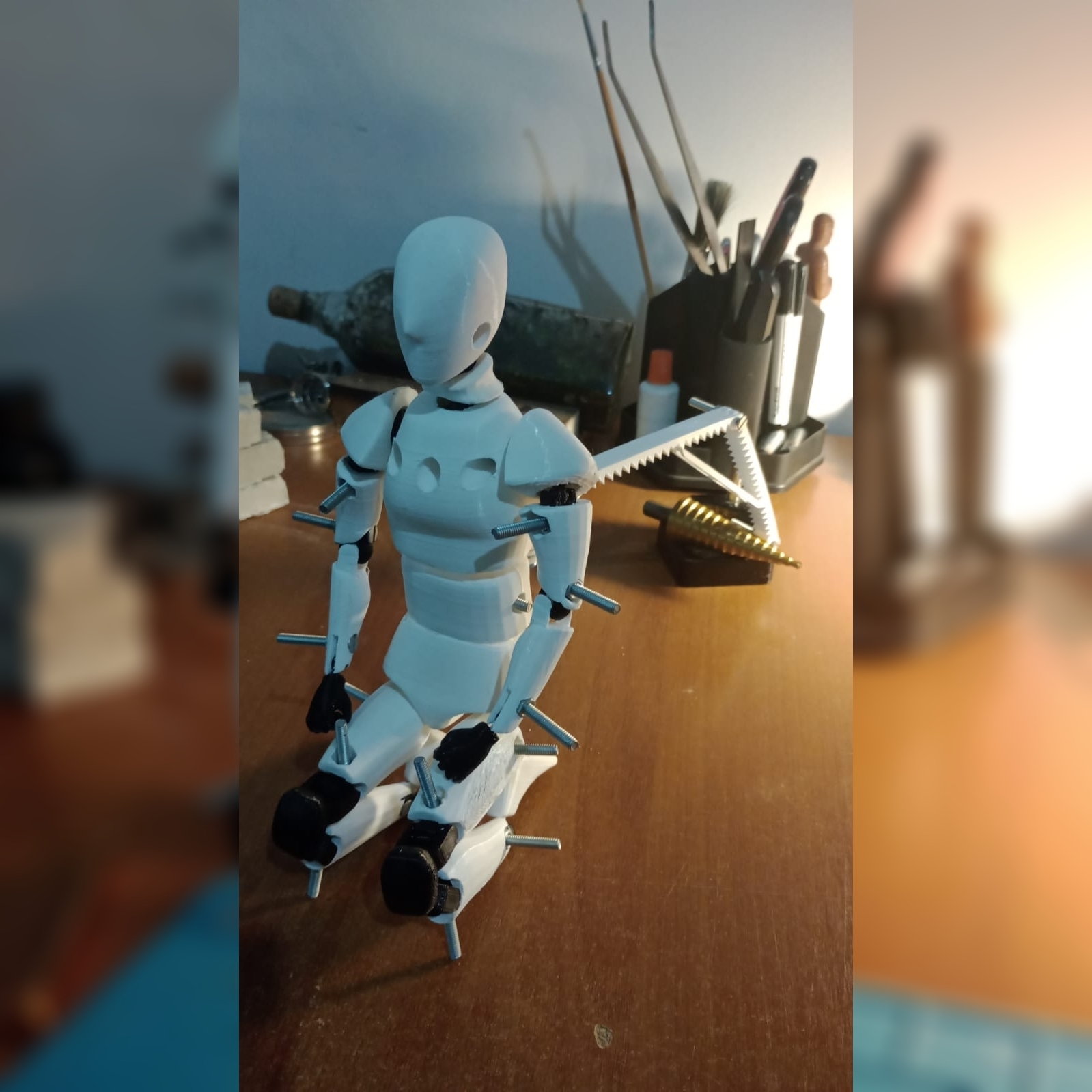 Articulated Posable Puppet for Sculpting (+ stand) by OffSetEyeBrow ...