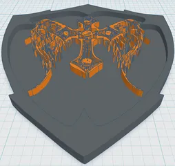 Winged Cross Coaster 20 by Peter Ennist | Download free STL model ...