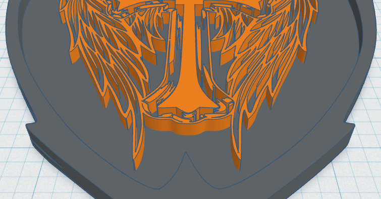 Winged Cross Coaster 9 by Peter Ennist | Download free STL model ...