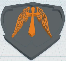 Winged Cross Coaster 21 by Peter Ennist | Download free STL model ...