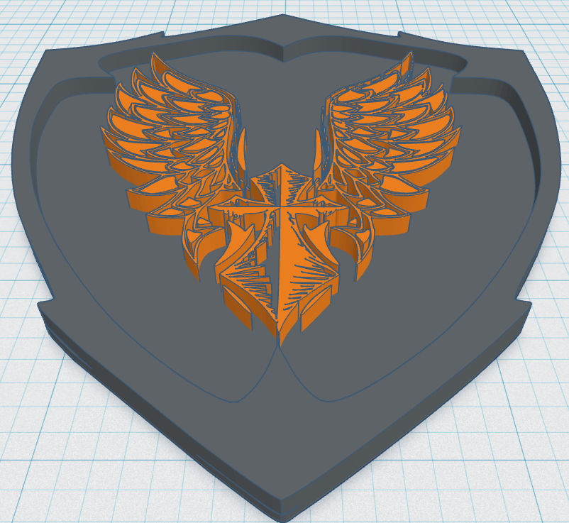 Winged Cross Coaster 15 by Peter Ennist | Download free STL model ...