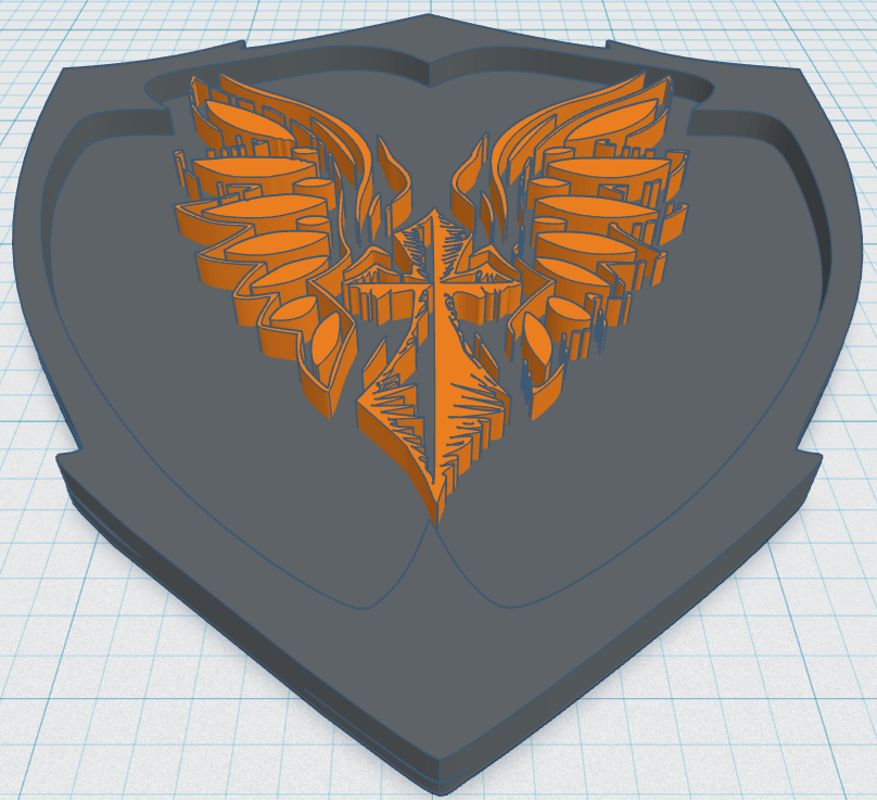 Winged Cross Coaster 17 von Peter Ennist | Kostenloses STL-Modell ...