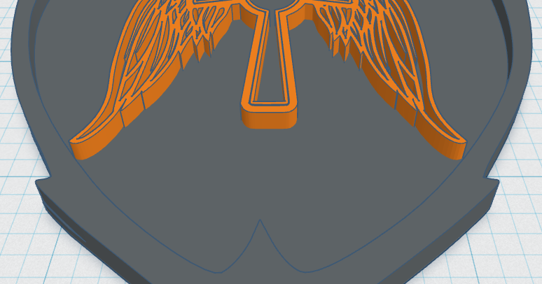 Winged Cross Coaster 18 by Peter Ennist | Download free STL model ...