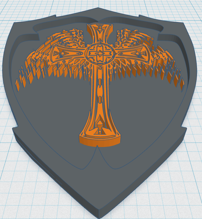 Winged Cross Coaster 19 by Peter Ennist | Download free STL model ...