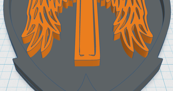 Winged Cross Coaster 20 by Peter Ennist | Download free STL model ...