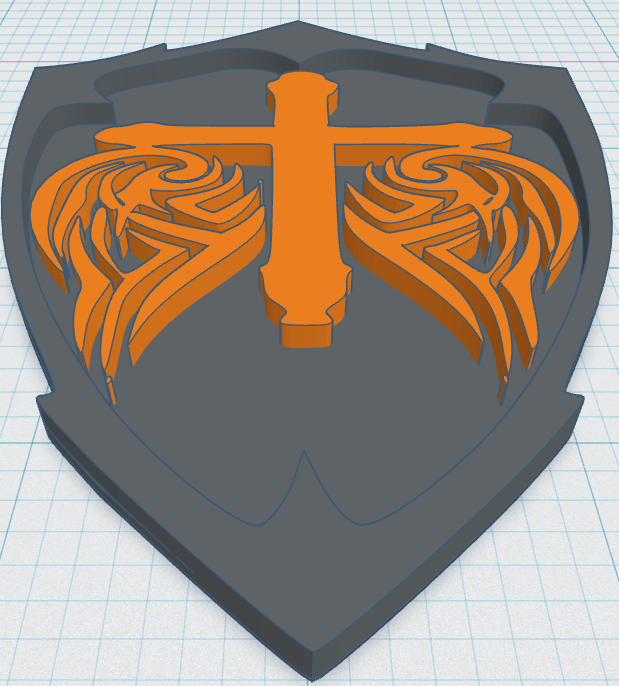 Winged Cross Coaster 21 by Peter Ennist | Download free STL model ...