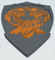 Winged Cross Coaster 20 by Peter Ennist | Download free STL model ...