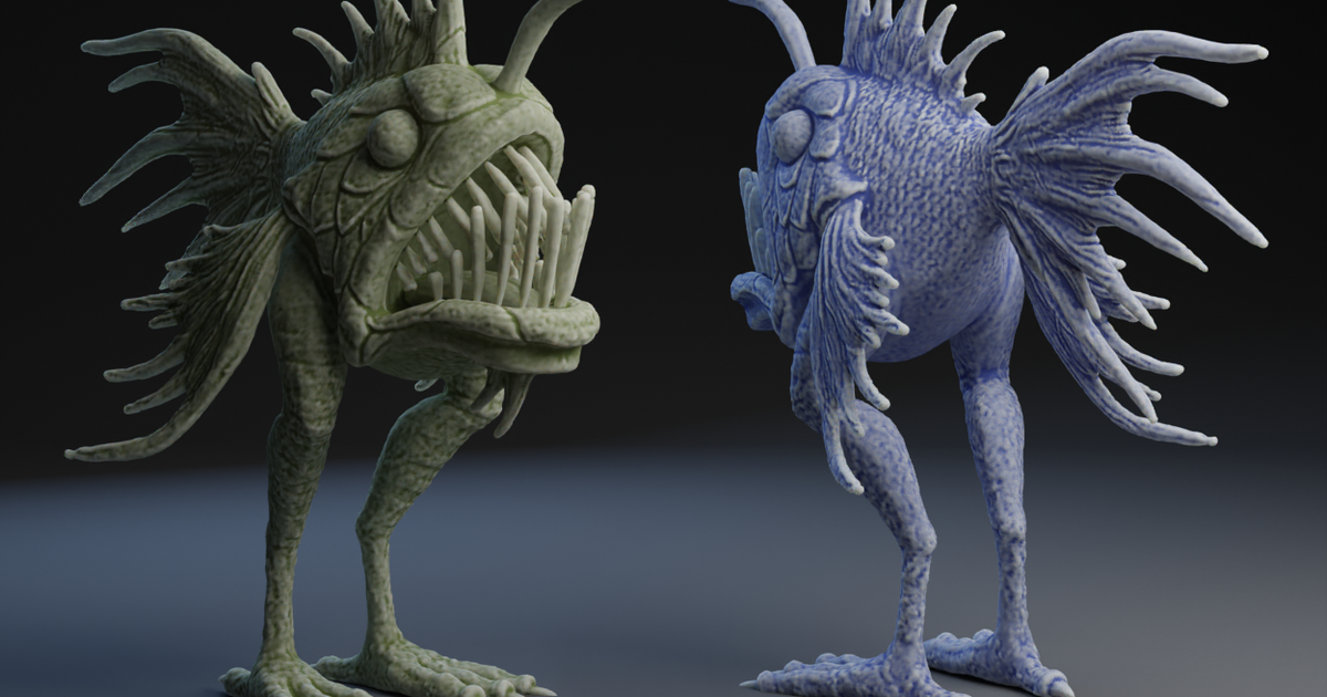 Deep Sea Chicken Fish par Peter Farell | Téléchargez gratuitement un ...