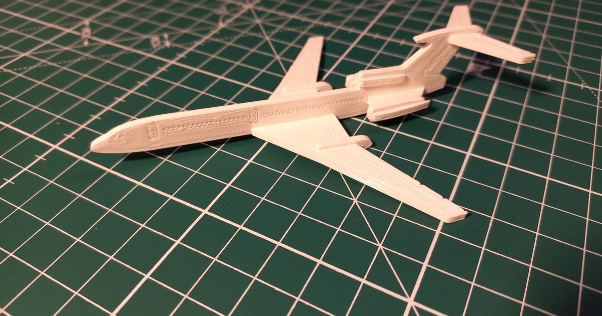 Tupolev Tu-154M Kit Card by BowdenBuilder | Download free STL model ...