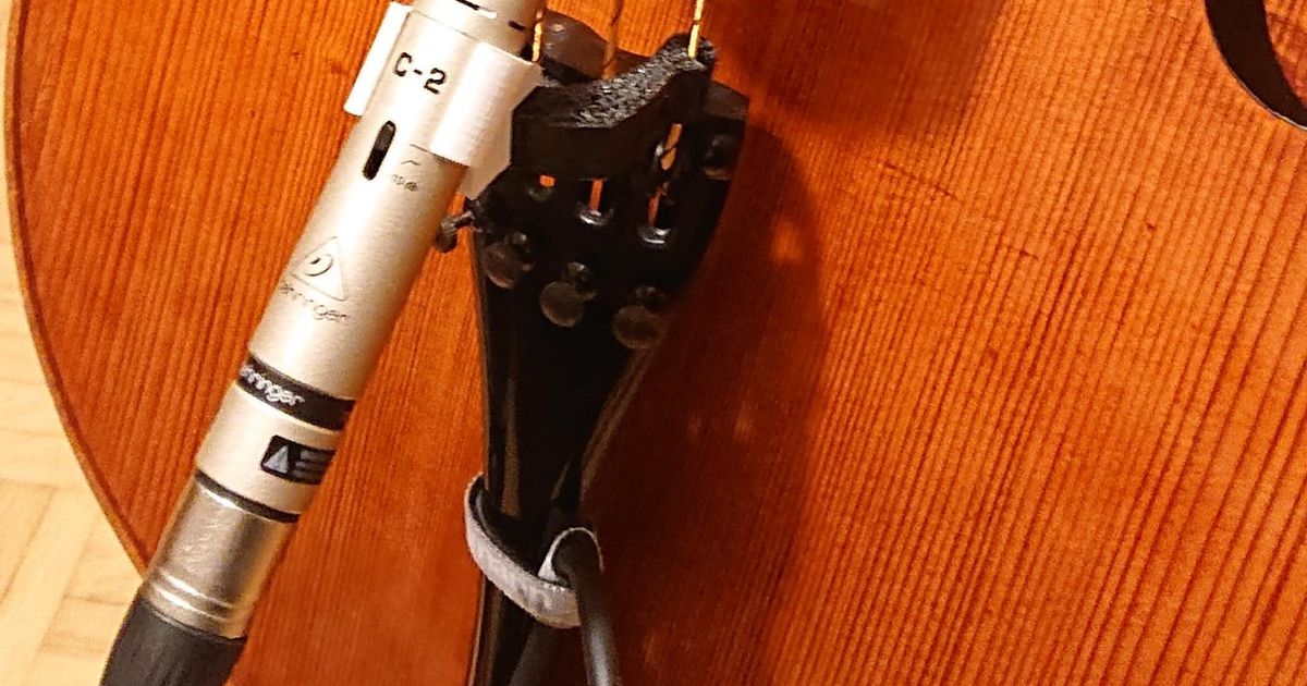 t.bone ovid CC 100 and pencil mic holder for cello and double bass ...