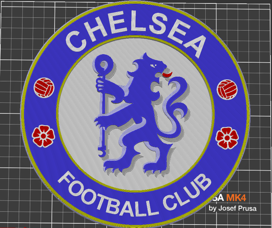 Chelsea FC Wall Plate by Orion3D Studios | Download free STL model ...