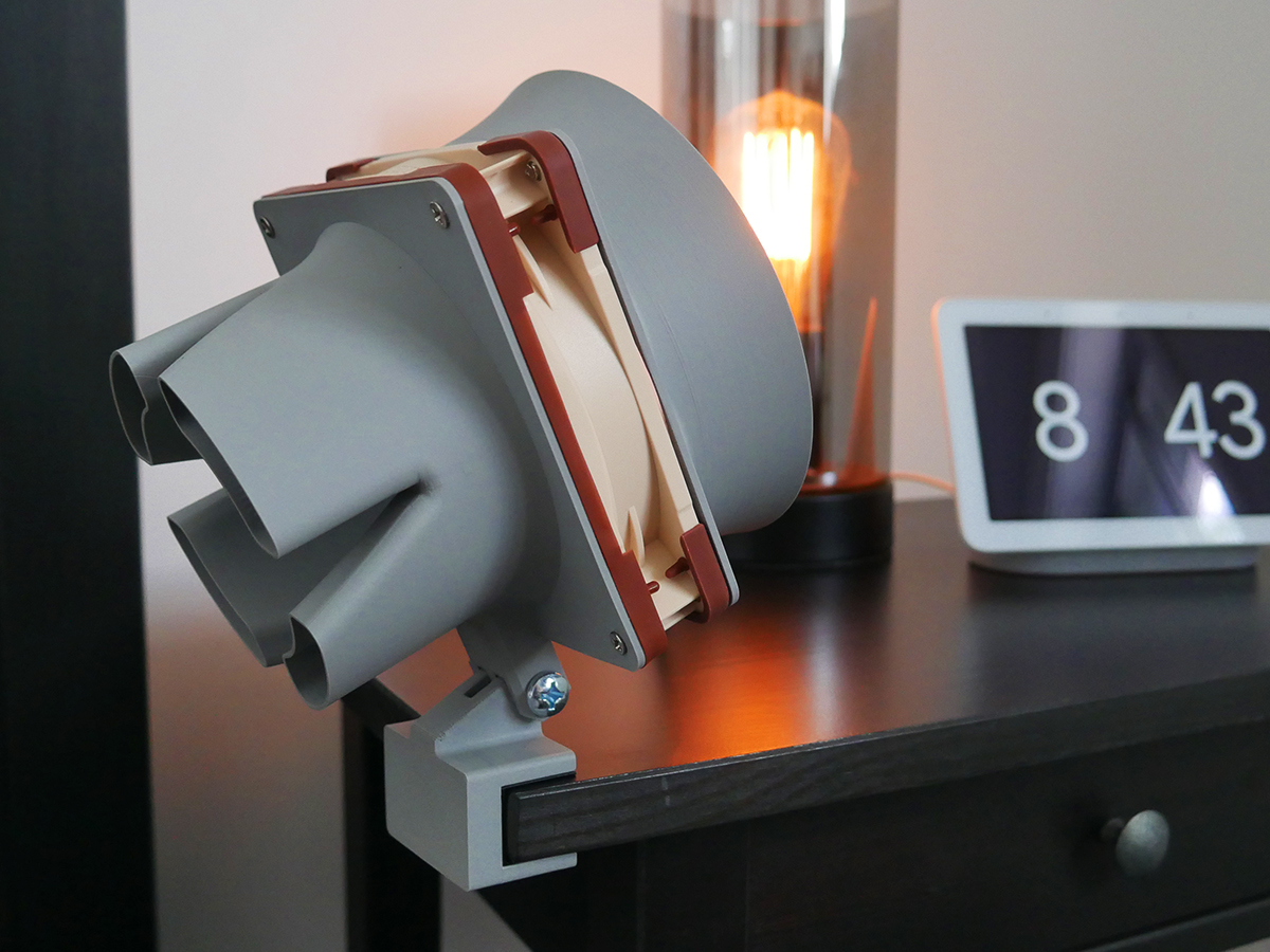 120mm desk fan clamp stand remix by TeachingTech | Download free STL ...