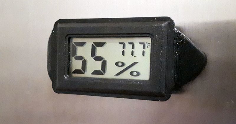 Magnetic Humidity/Temperature Meter Mount by dstarke | Download free ...