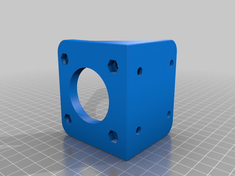 Nema 23 stepper motor mount by Gxrkensalat | Download free STL model ...