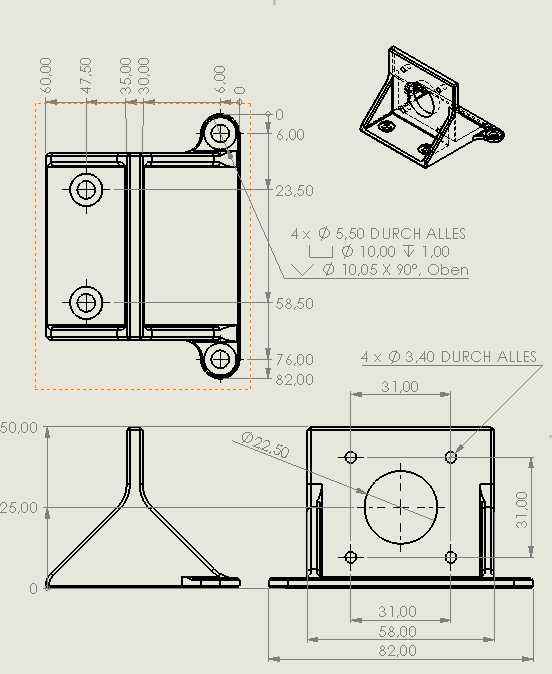 Nema 17 Stepper Motor Mount By Gxrkensalat Download Free Stl Model