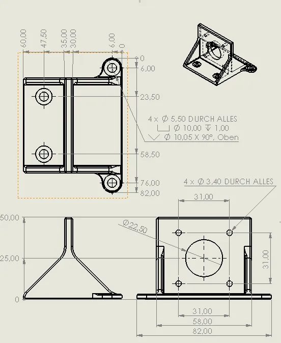 Nema 17 stepper motor mount by Gxrkensalat | Download free STL model ...