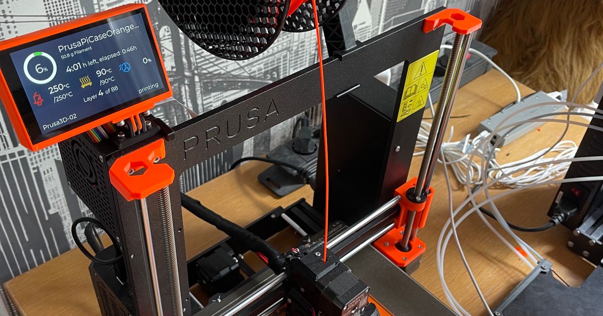 Raspberry Pi case with Hyperpixel 4 by EmmaL | Download free STL model ...