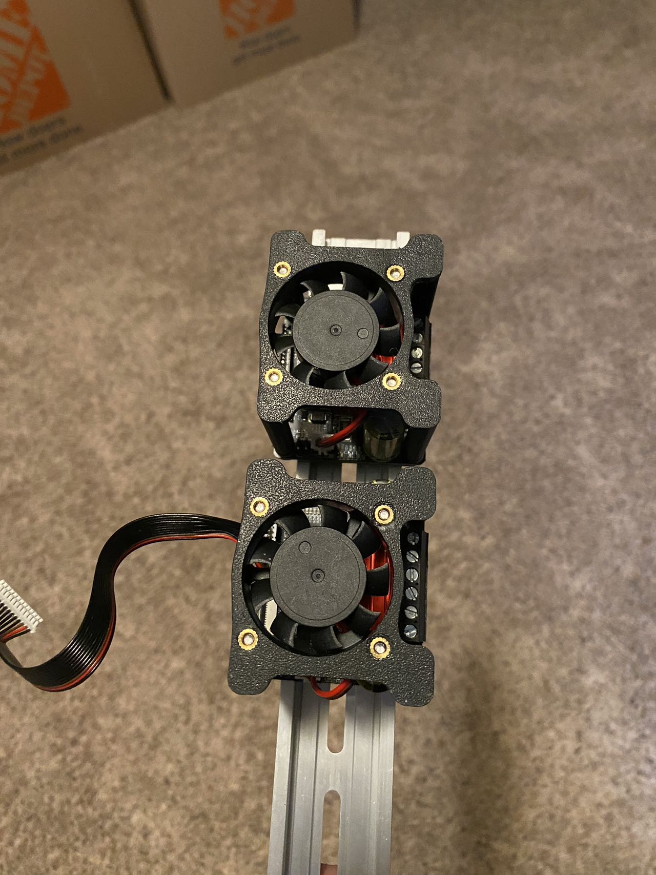 BTT-5160T Plus step driver cooling fan mount by Andersen | Download ...