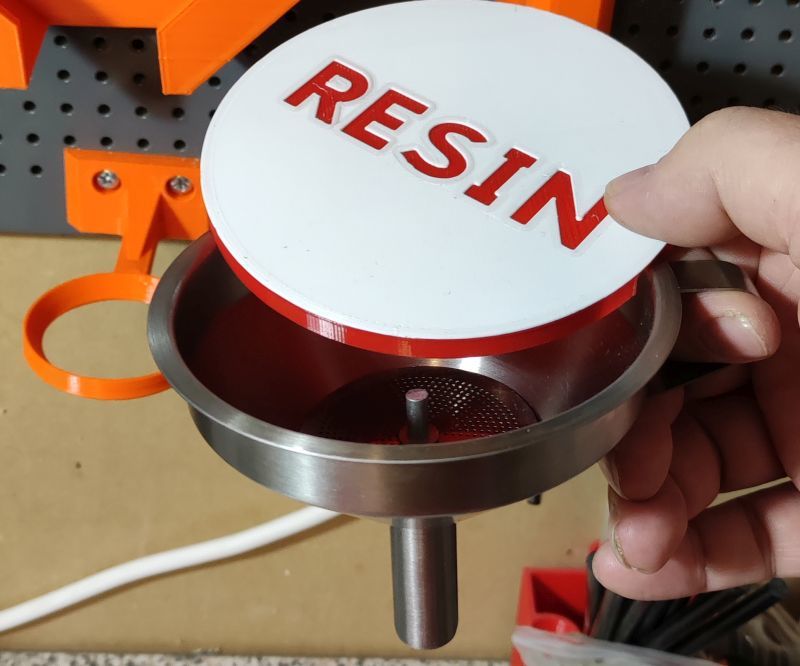 Resin funnel cover by ippe | Download free STL model | Printables.com