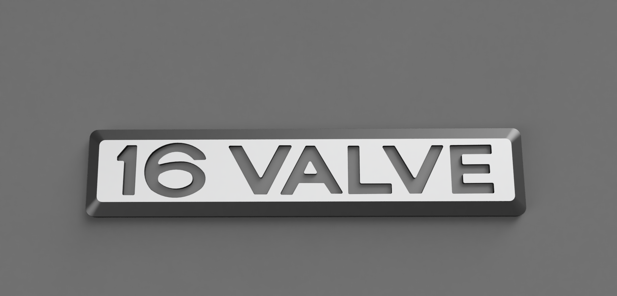 Saab 900 16 Valve trunk emblem by Karol Koniecki | Download free STL ...