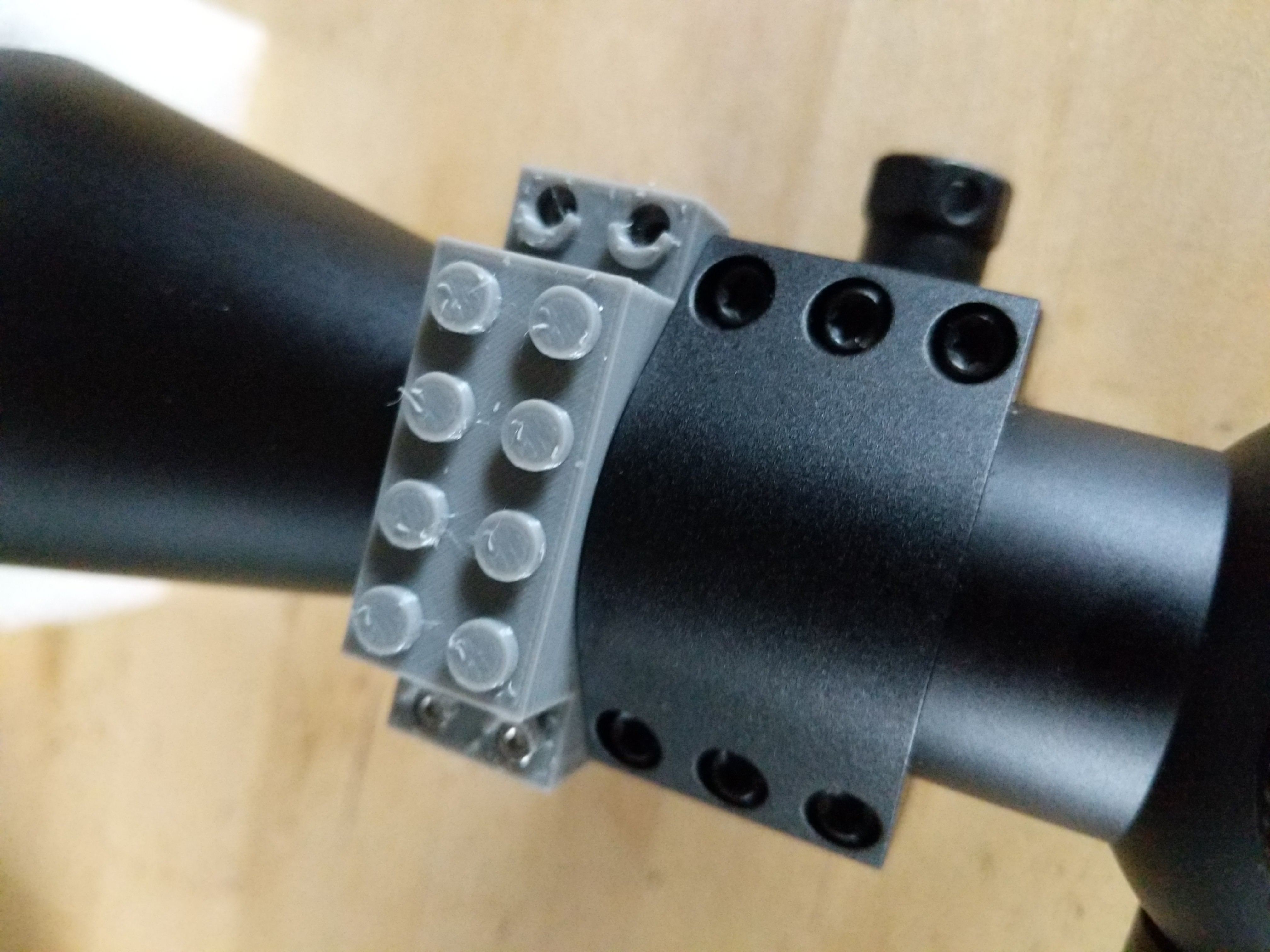 Lego Compatible Scope Mount 30mm by Q | Download free STL model ...