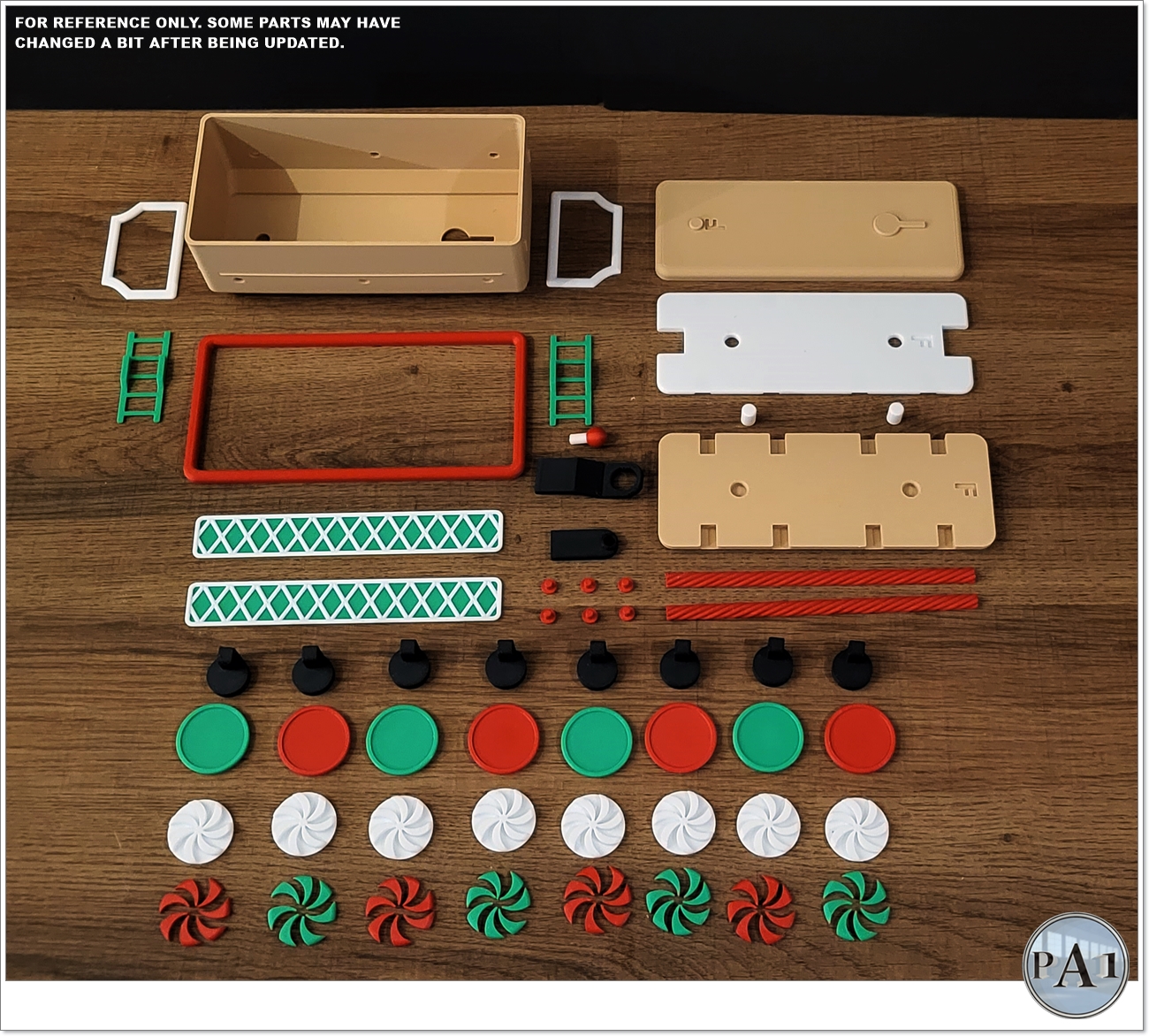 ILLUMINATED CHRISTMAS GINGERBREAD TRAIN by PA1_MAKER | Printables Store