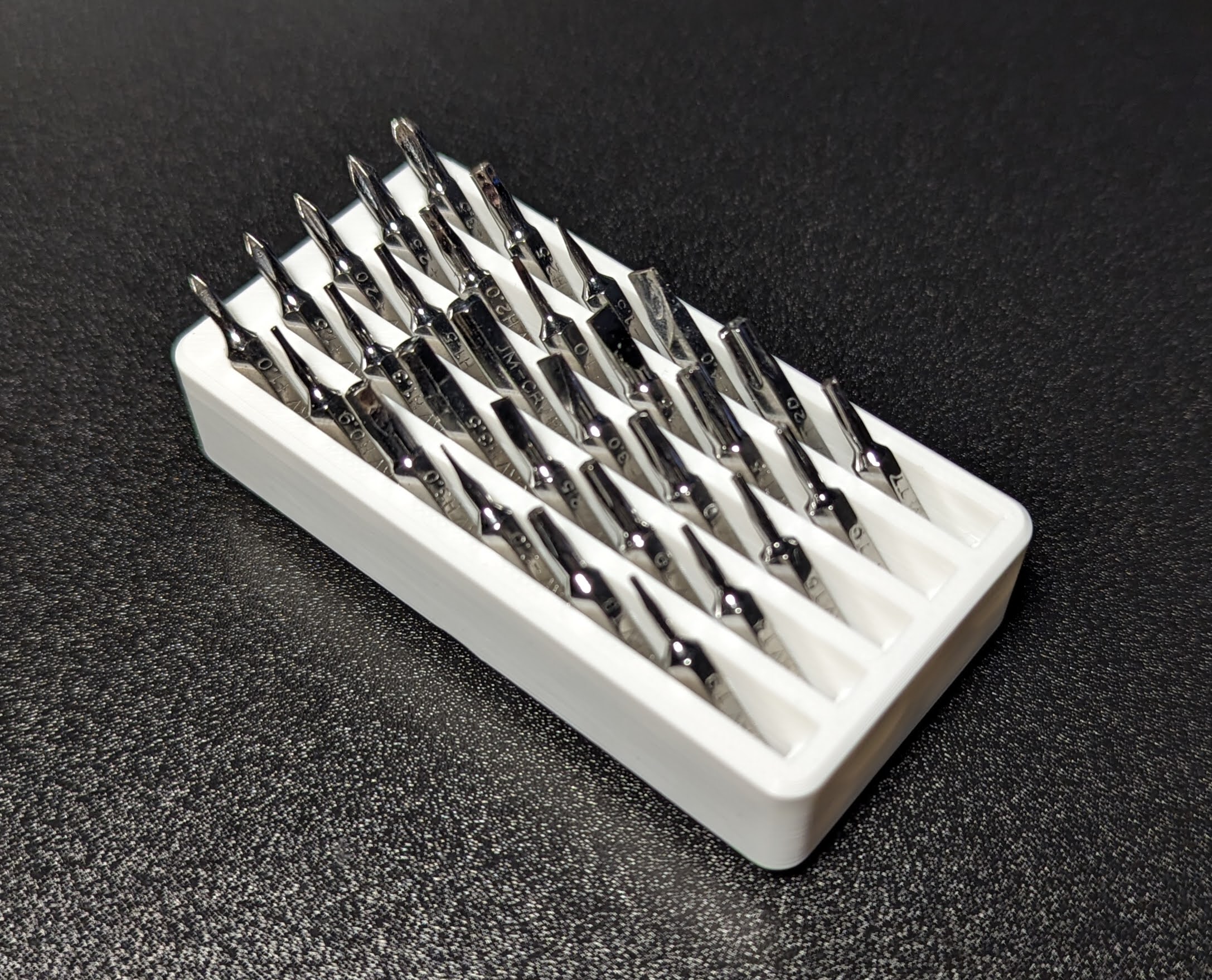 Gridfinity Compact 4mm Bit Holder By Jacob Download Free STL Model