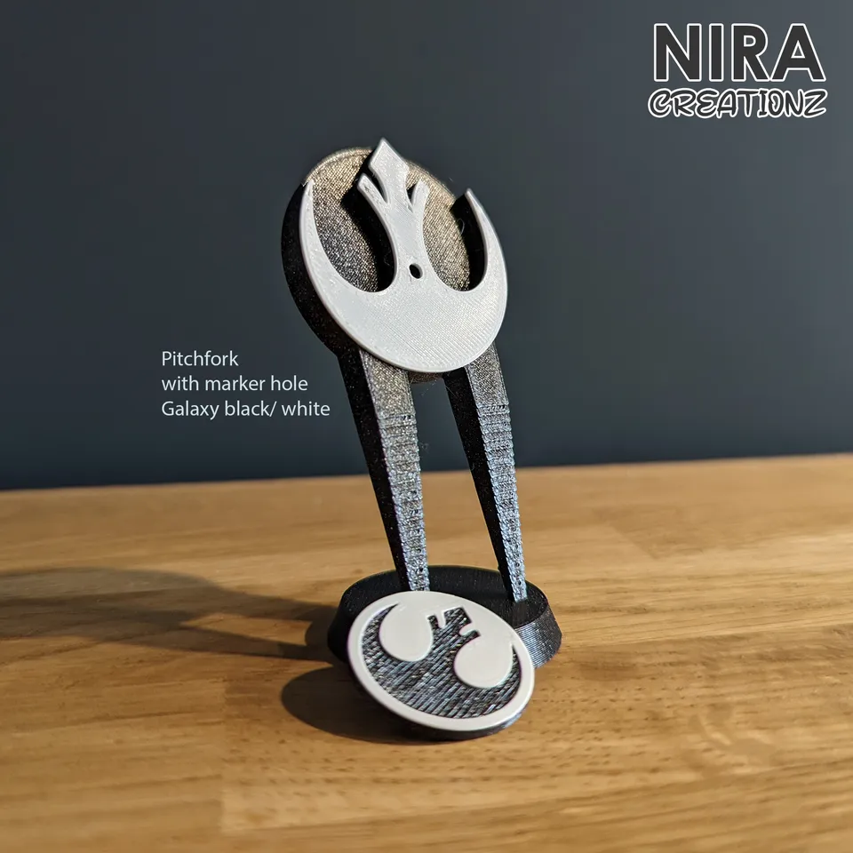Rebels pitchfork / divot tool and ball marker by NIRACreationz ...
