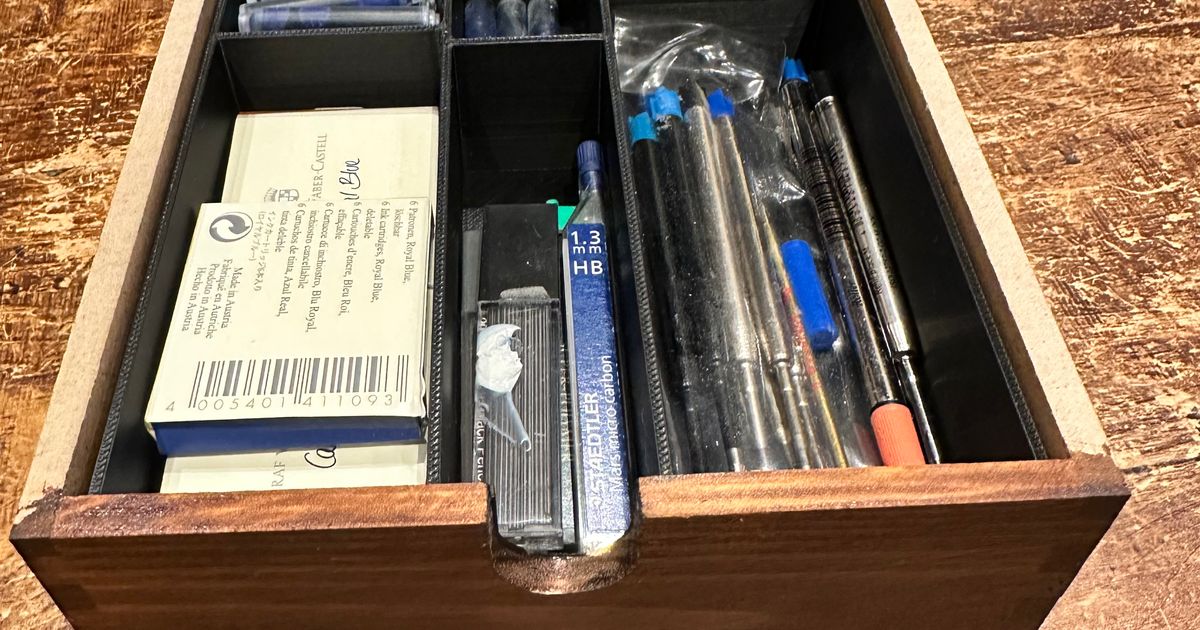 Ikea Moppe Stationery Draw Inserts by MartyW | Download free STL model ...