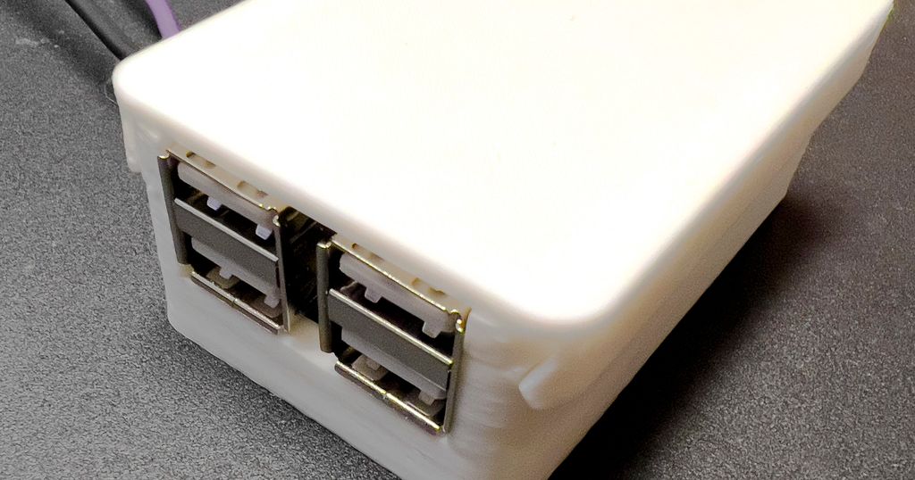 USB-ISO-X4 case by bogdankecman | Download free STL model | Printables.com