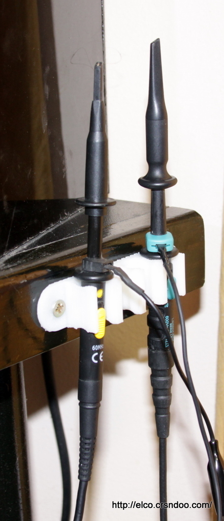 Probe holder for your oscilloscope by bogdankecman | Download free STL ...