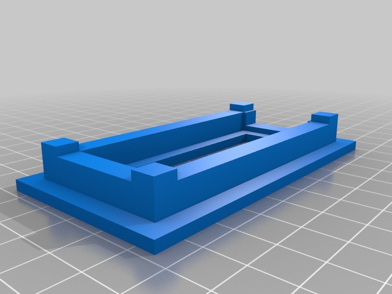LCD mounting mask by bogdankecman | Download free STL model ...