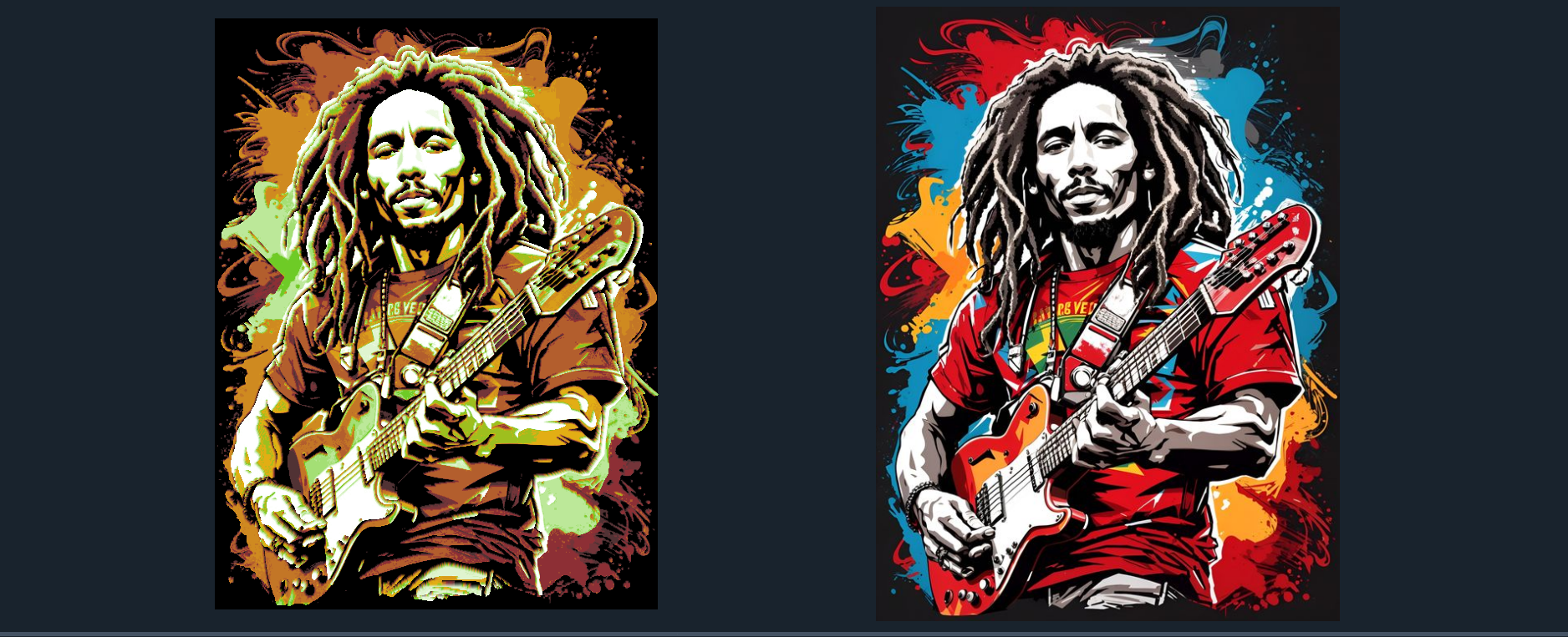 Bob Marley Hueforge Filamentpainting by Javier Lloret | Download free ...