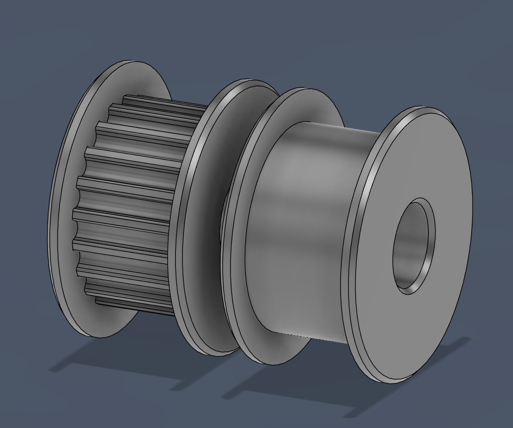 2GT Pulley and idler by kbu | Download free STL model | Printables.com