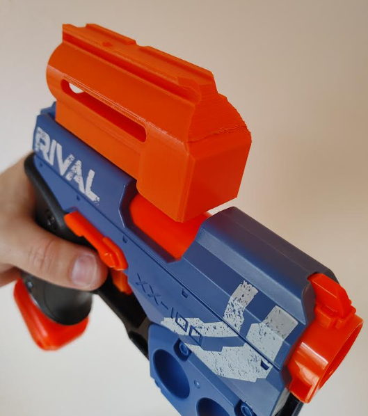 Nerf Knockout Hopper Improved with Nerf Rail by PaperSkeletons3D ...