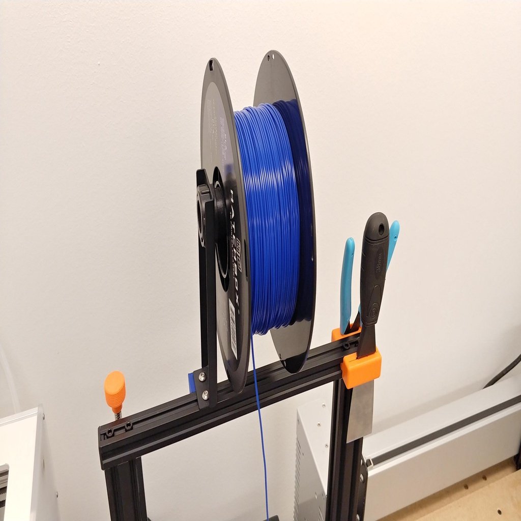 Ender 3 Direct Drive Spool Adapter by PaperSkeletons3D | Download free ...