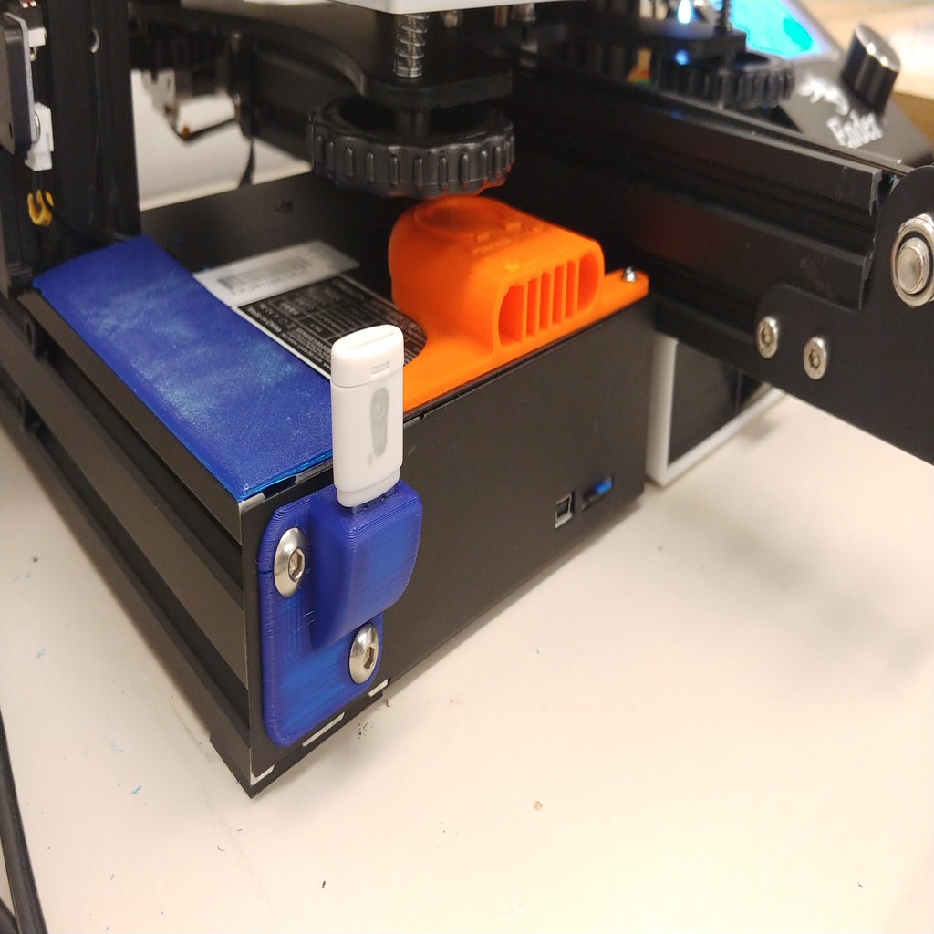 ENDER 3 - MicroSD to USB Adapter Holder by PaperSkeletons3D | Download ...