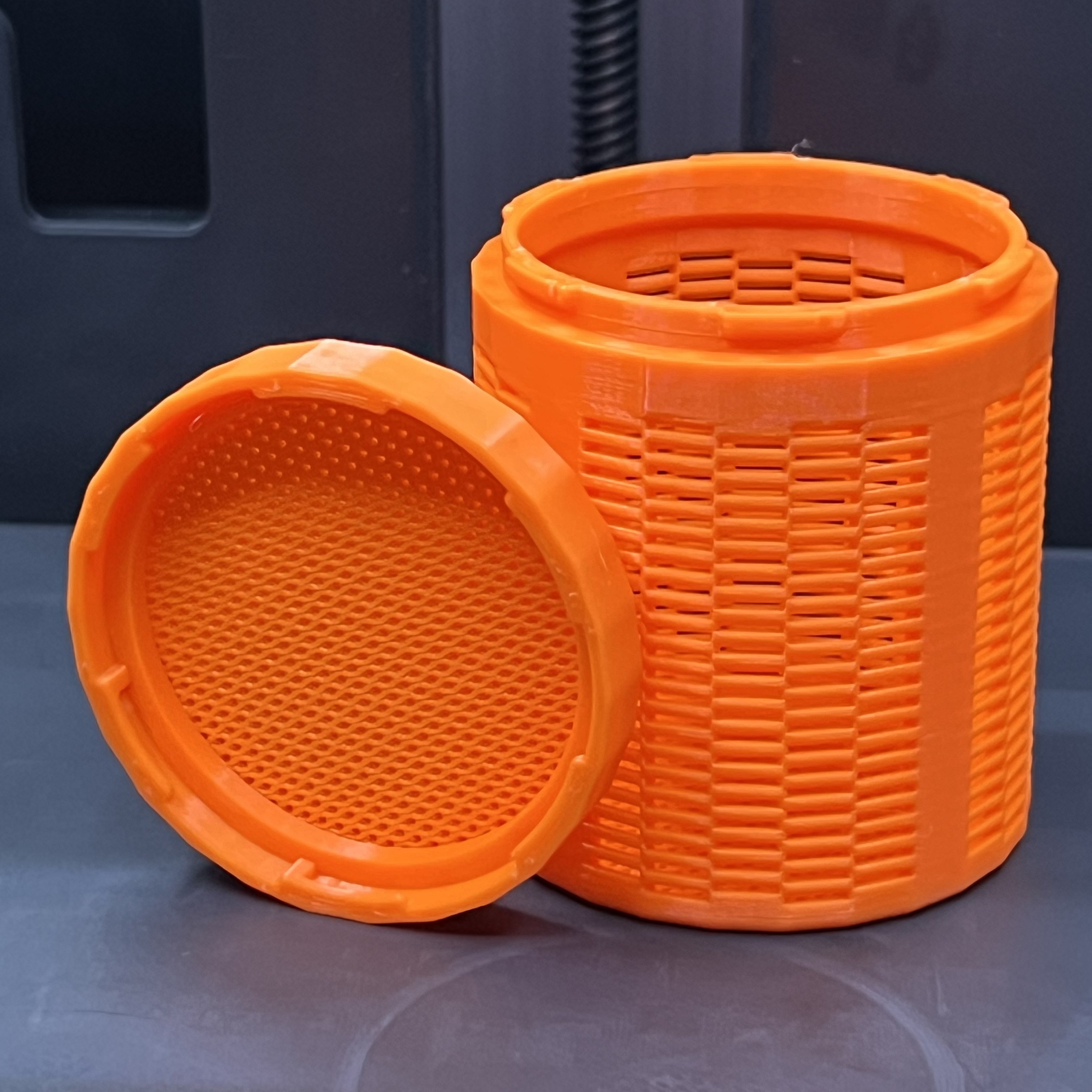 Knitted silica gel container by Kie | Download free STL model ...