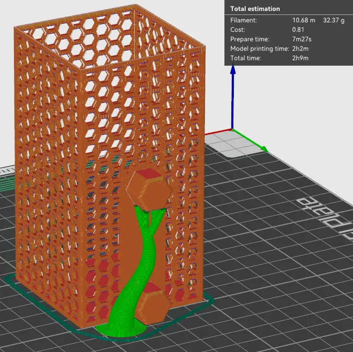 Tall Tool holder for Honeycomb storage wall by AAAhmed | Download free ...