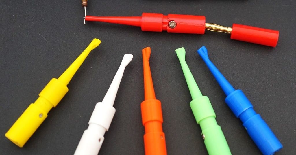 Electrical clip probe with banana (4mm) connector by RemiRafael ...