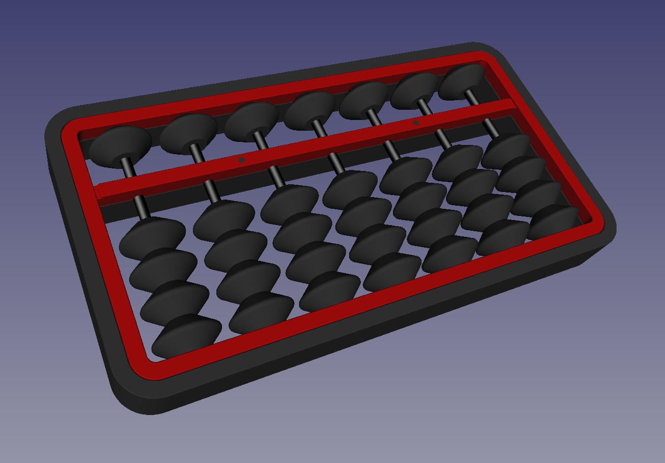 Soroban - Fully Parametric & Configurable Abacus by thunderstorm-euphoria | Download free STL ...