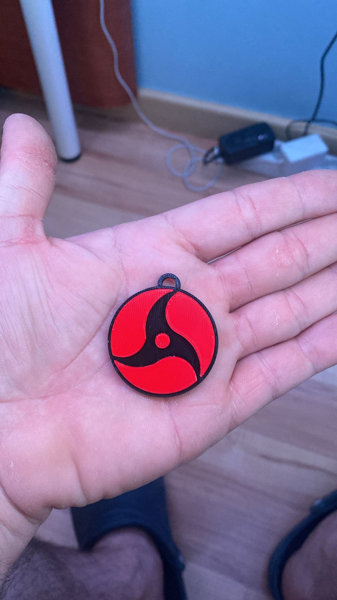 Itachi Sharingan keychain / Llavero Sharingan Itachi by Pandamerican | Download free STL model ...
